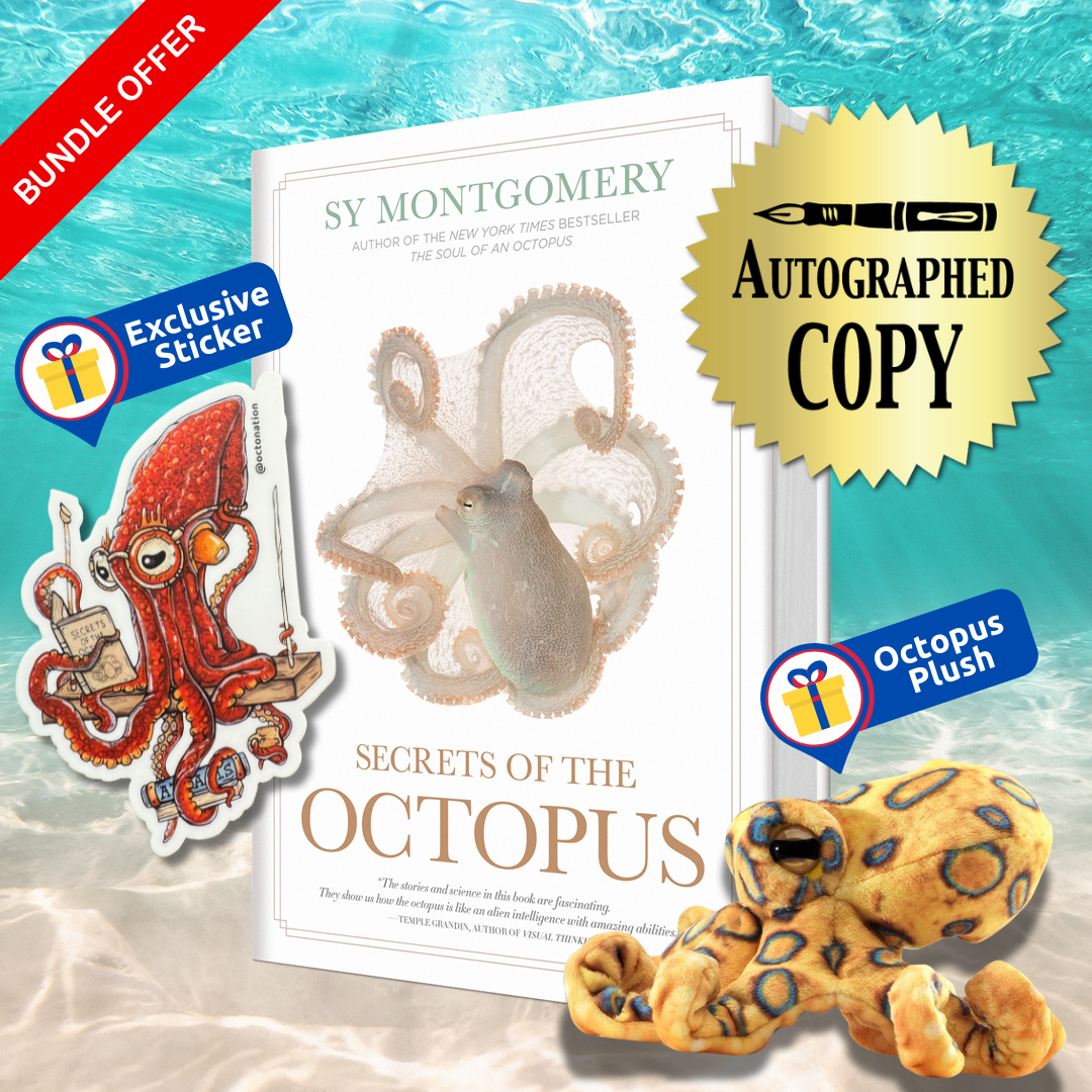 Octopus Book Gift Set: Autographed Copy of Secrets of the Octopus, Oct ...