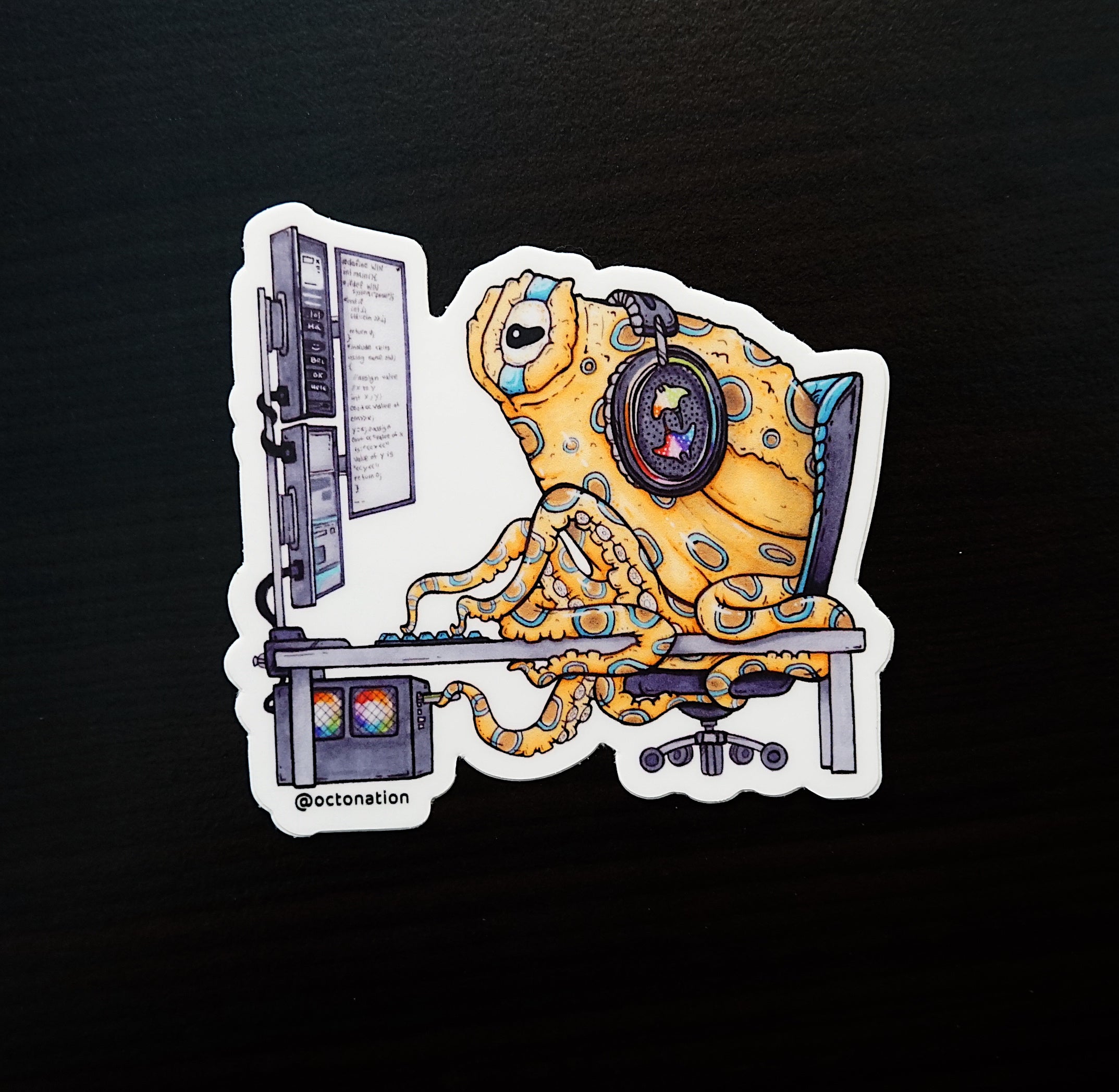 STEM Series: Blue-Ringed Octopus Technology Sticker – OctoNation ...