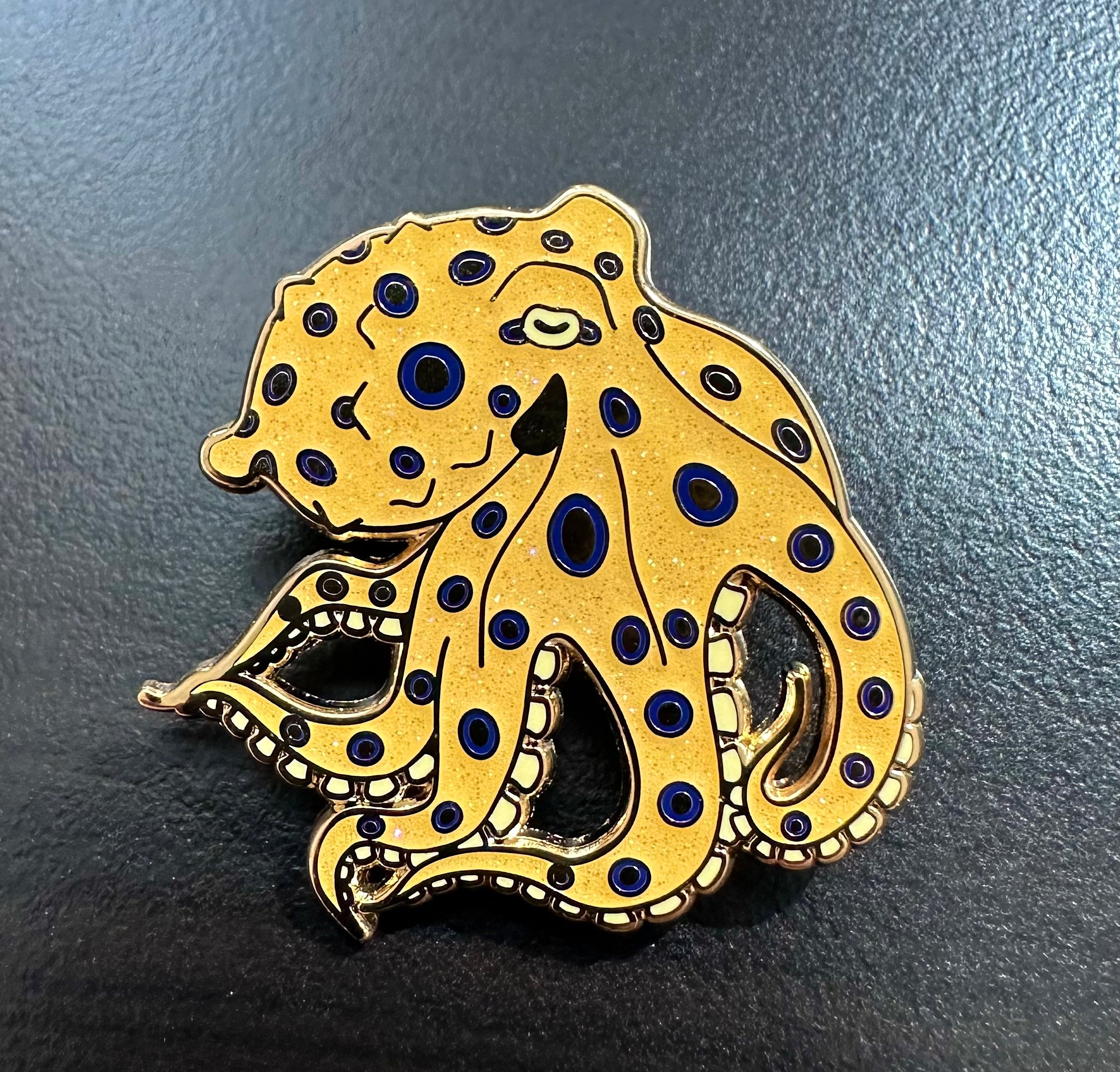 Enamel Pin: Blue Ringed Octopus – OctoNation - OctopusFanClub
