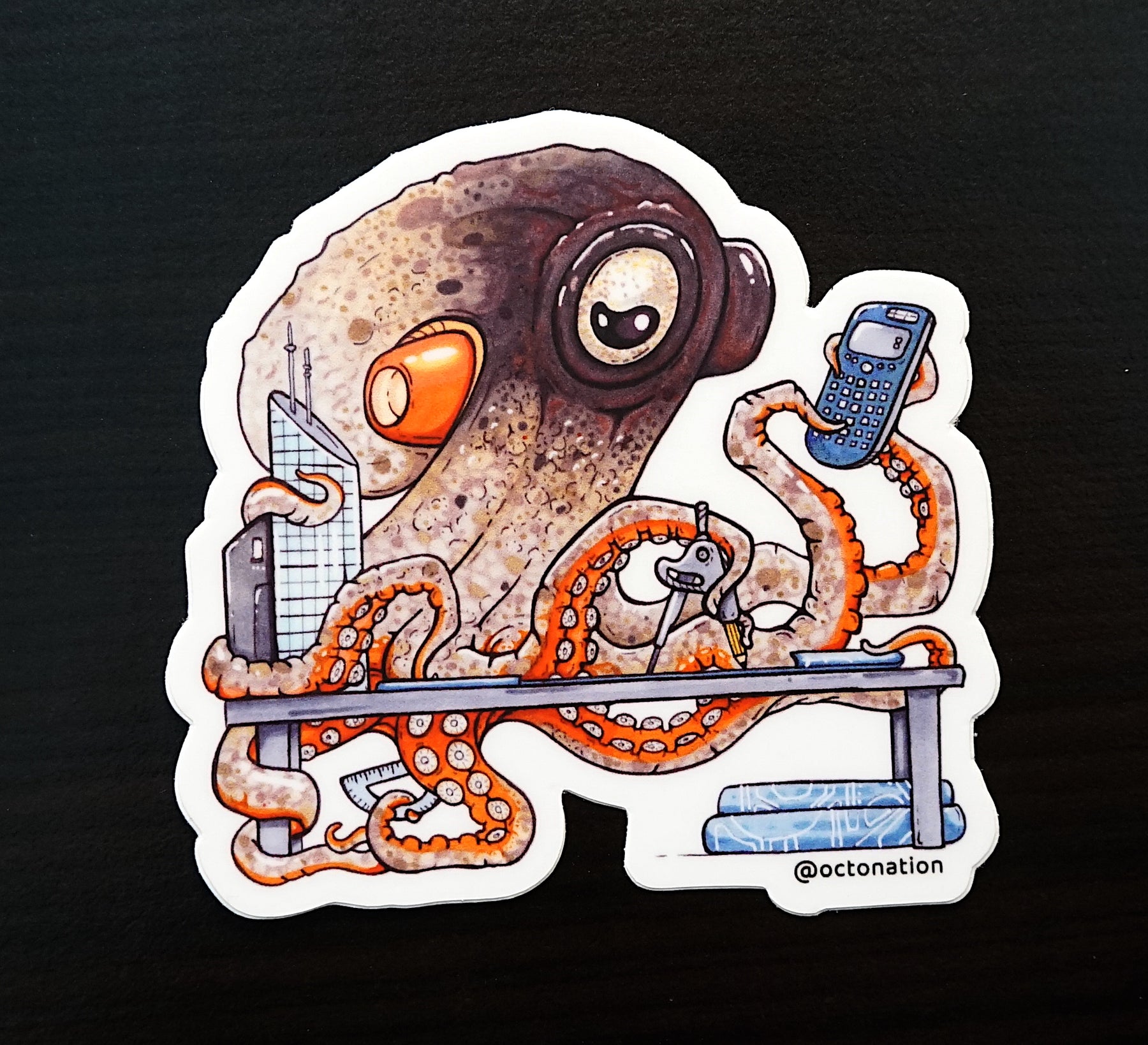 STEM Series: Gloomy Octopus Math Sticker – OctoNation - OctopusFanClub