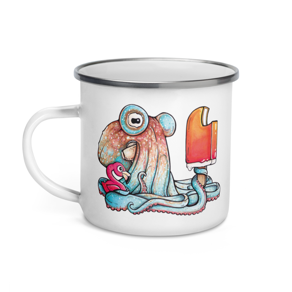 Dreamy Dani Caribbean Reef Octopus Enamel Mug (*11oz*) – OctoNation ...