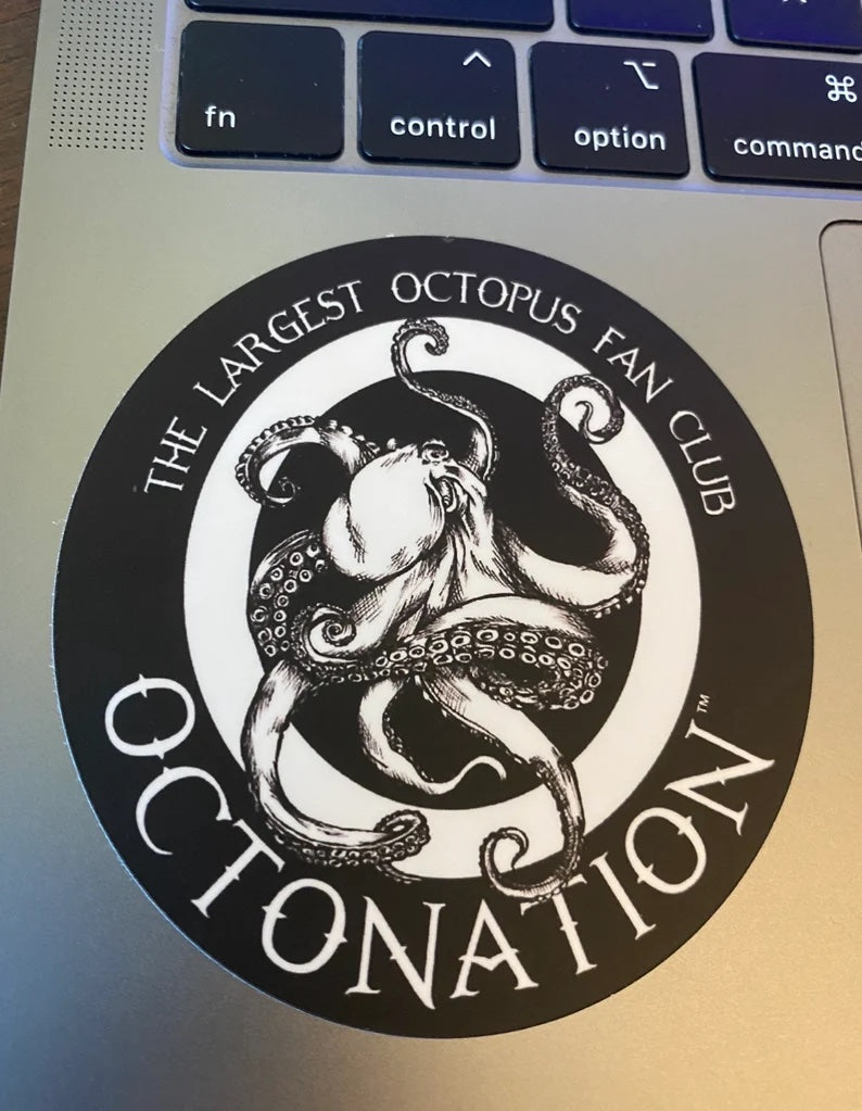 OctoNation - The Largest Octopus Fan Club Member Sticker – OctoNation ...