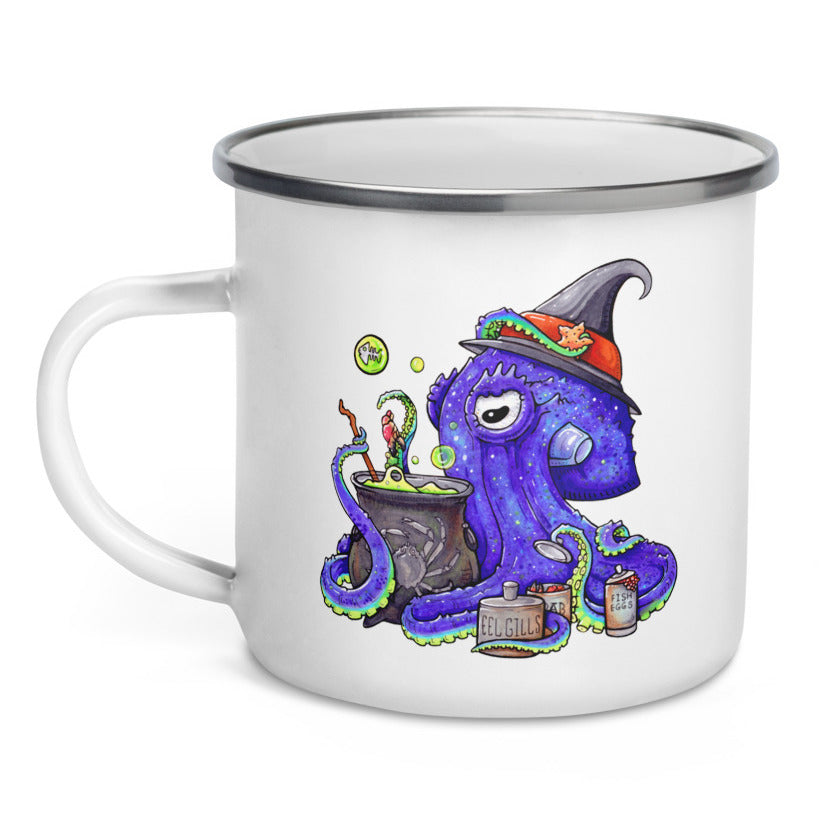 Wicked Willow! Enamel Octopus Mug (12oz) – OctoNation - OctopusFanClub
